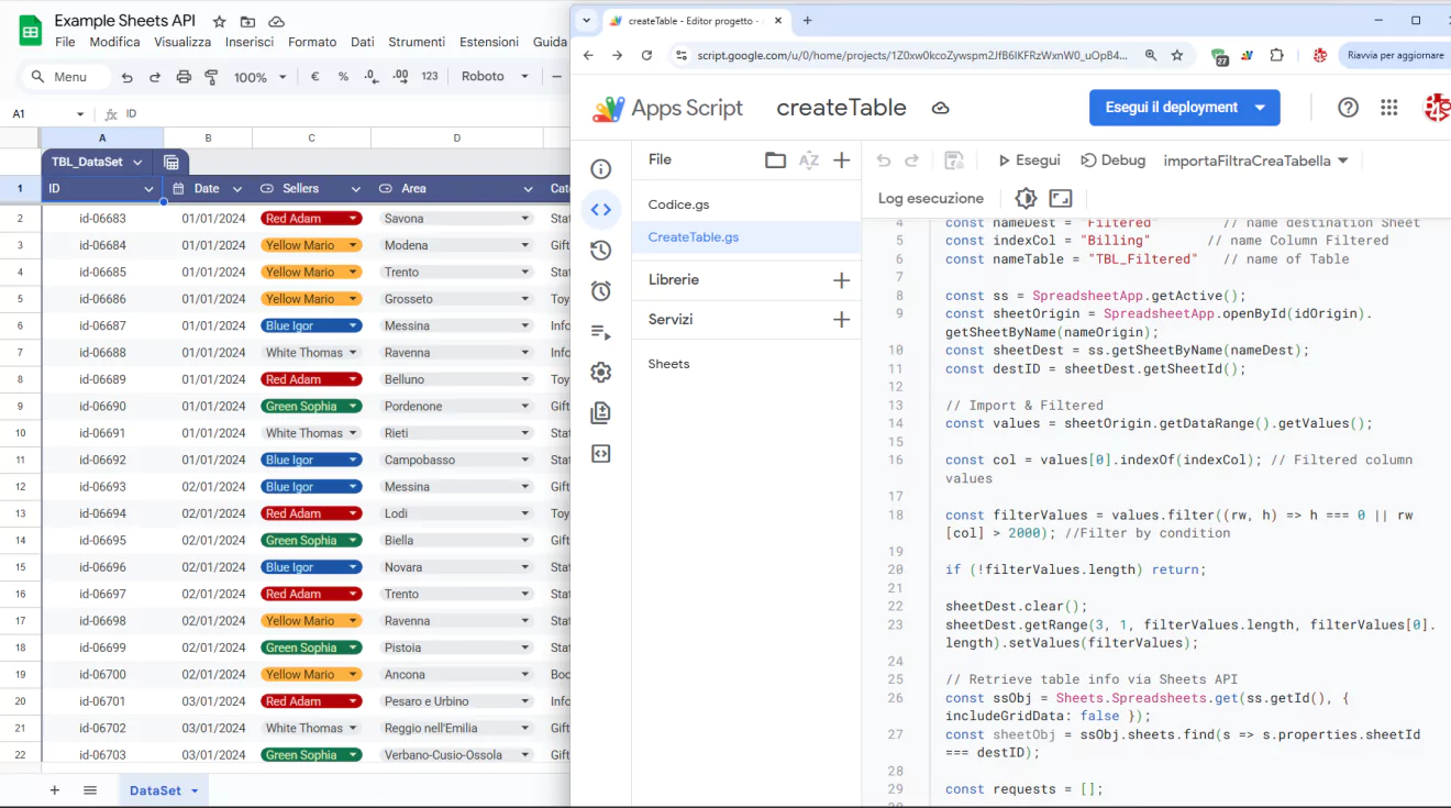 Automate creating or updating tables in Google Sheets with Apps Script🚀 ...